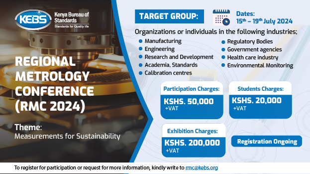 Kenya Bureau of Standards – Standards for Quality Life