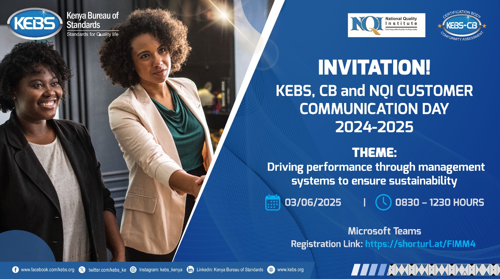 Kenya Bureau of Standards – Standards for Quality Life